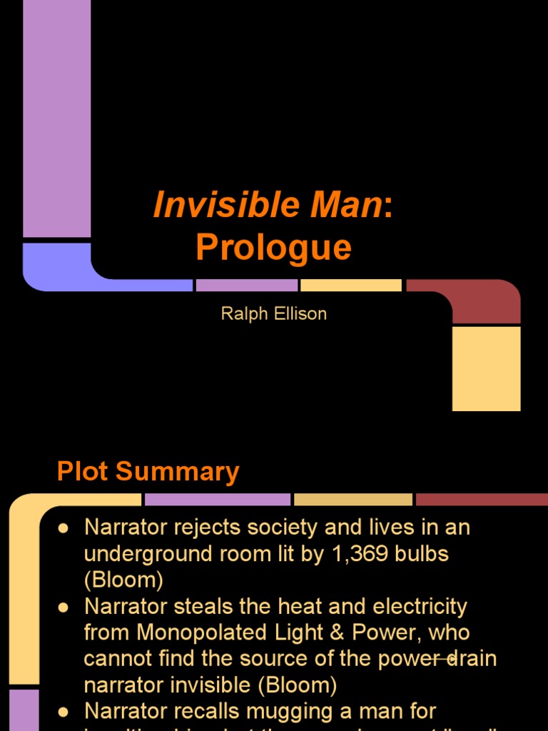 Invisible Man Prologue | PDF