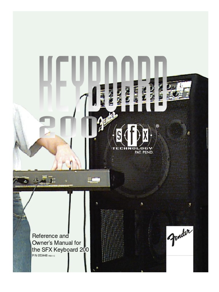 Keyboard 200 SFX Manual | PDF | Amplifier | Electronic Engineering