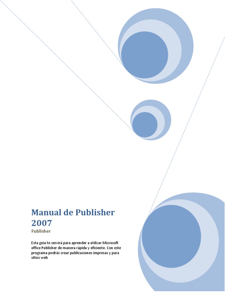 Manual de Publisher | PDF | Point and Click | Ventana (informática)