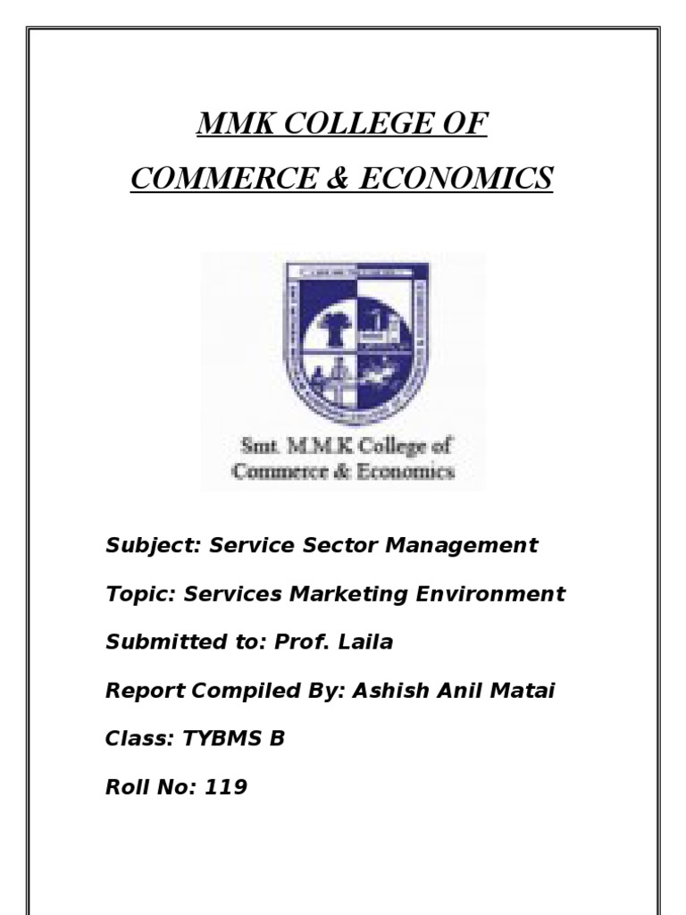 SSM Report Services Marketing Environment | PDF | Marketing | Swot Analysis