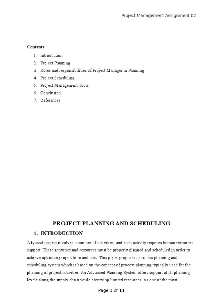 Project Planning and Scheduling Overview | PDF | Project Management ...