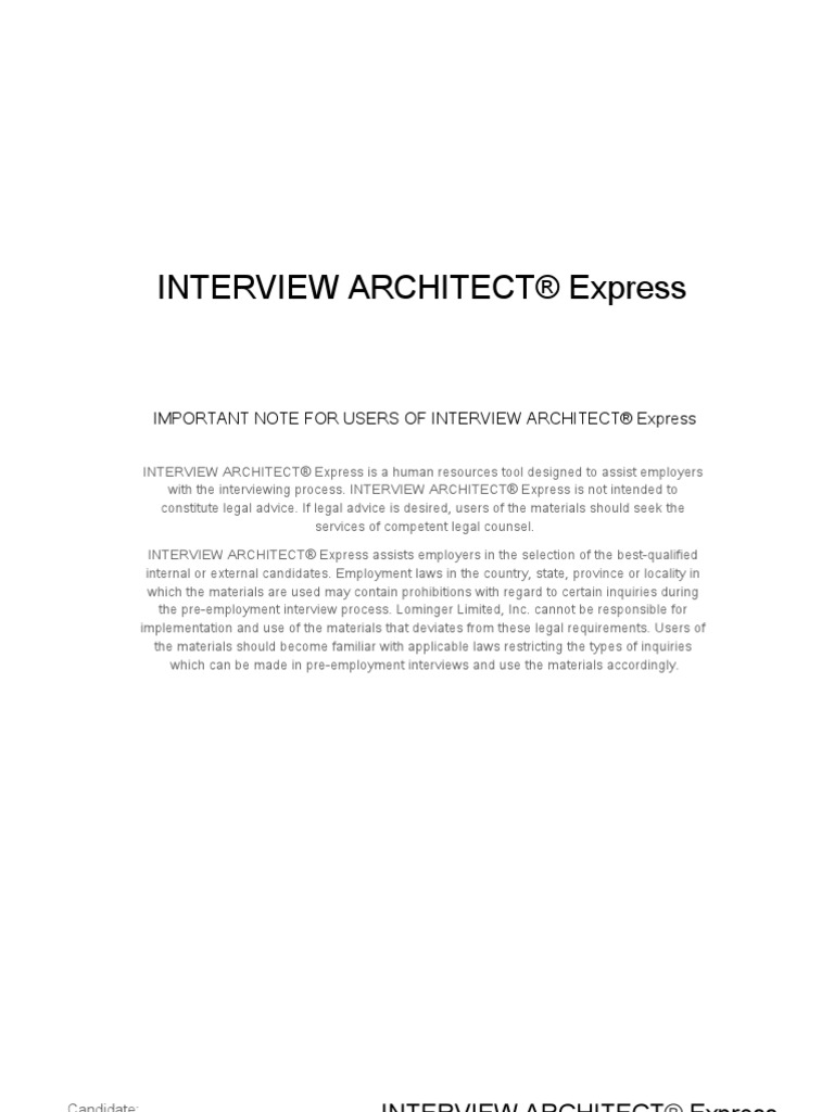 Sample Interview Plan | Download Free PDF | Competence (Human Resources ...