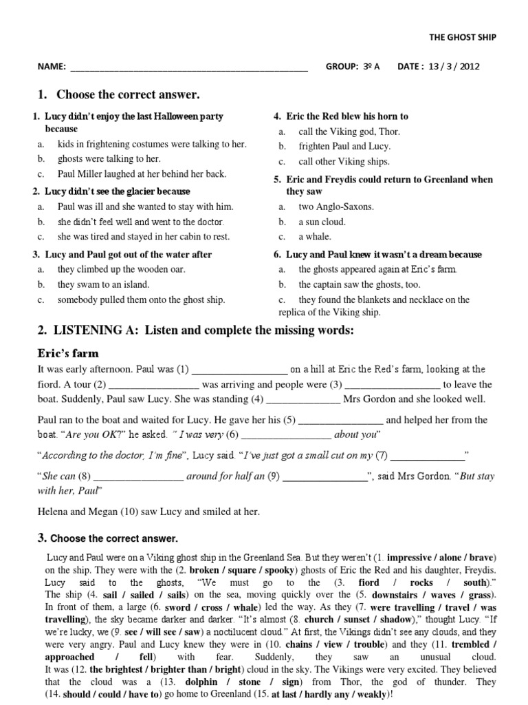 The Ghost Ship 1 | PDF