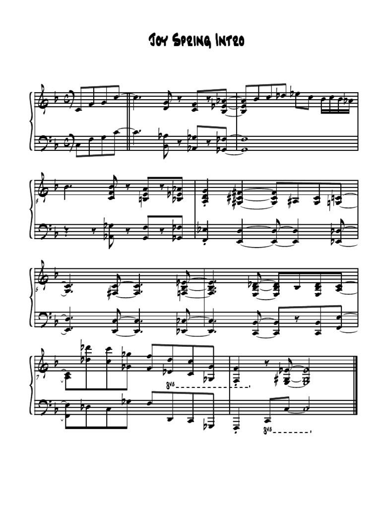 Joy Spring Intro | PDF