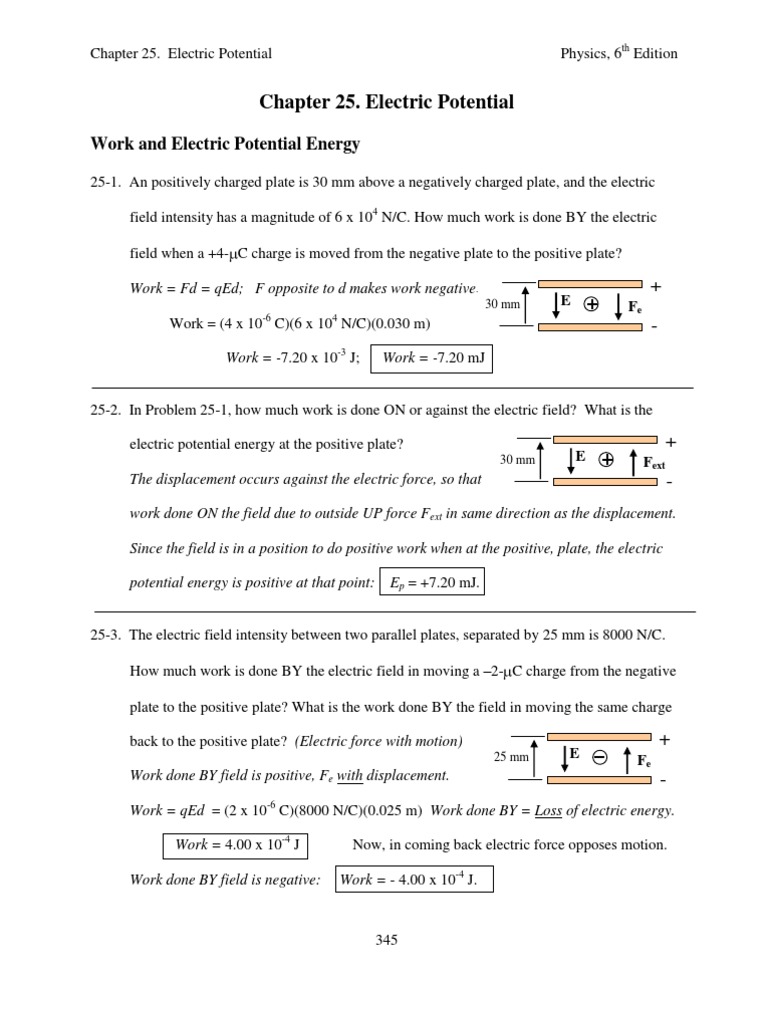 Fisica Potencial Electrico | PDF | Electronvolt | Electric Field
