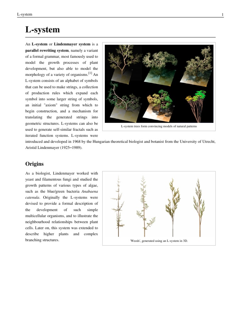 L System | PDF | Formalism (Deductive) | Syntax (Logic)