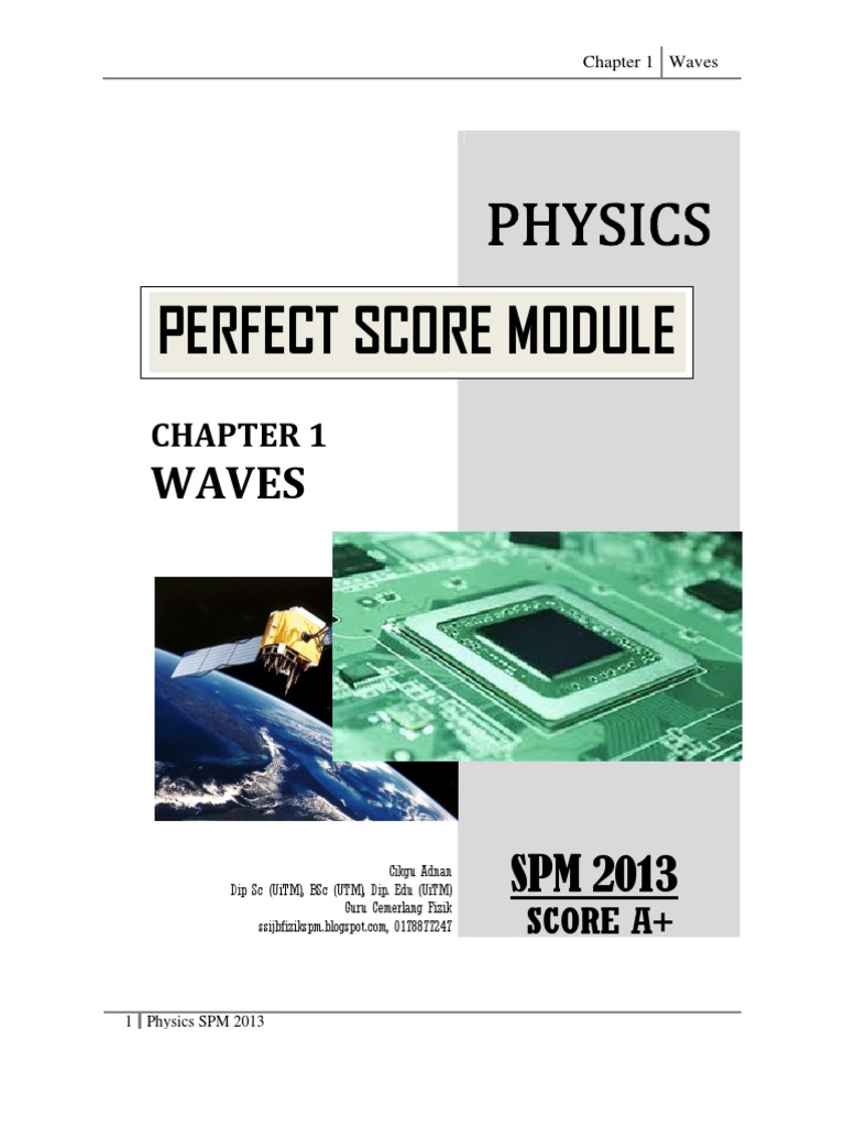 Chapter 1 Waves | PDF