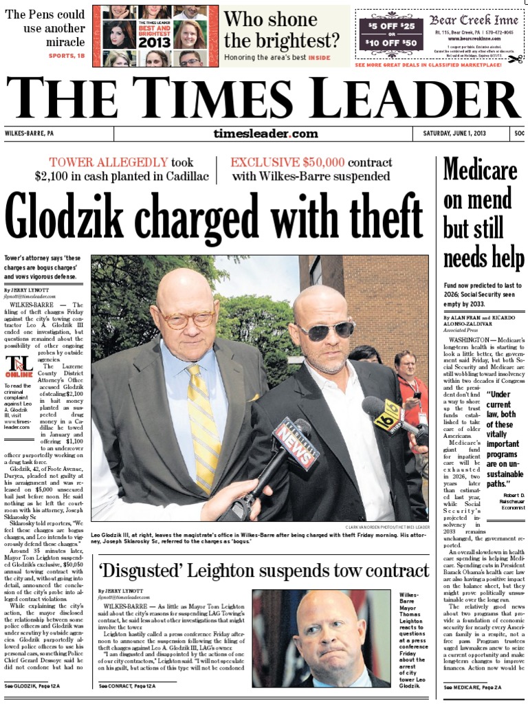 Times Leader 06-01-2013 | PDF | Wilkes Barre | Medicare (United States)