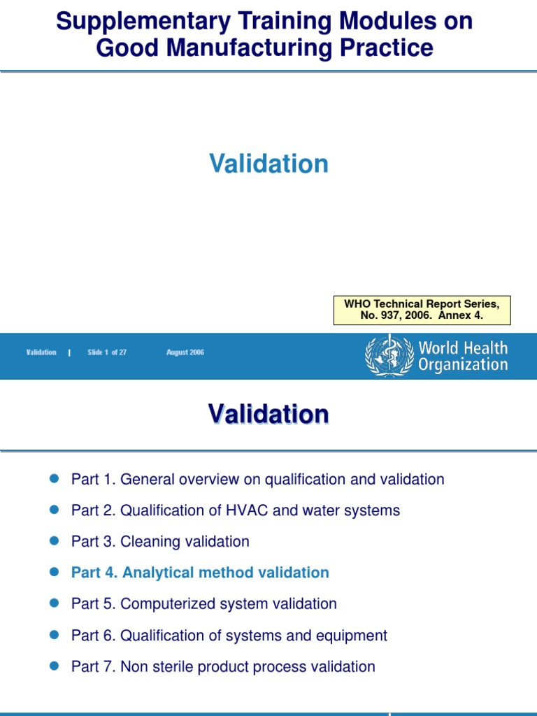 Validation - Part4 - Analytical Method | PDF | Accuracy And Precision ...