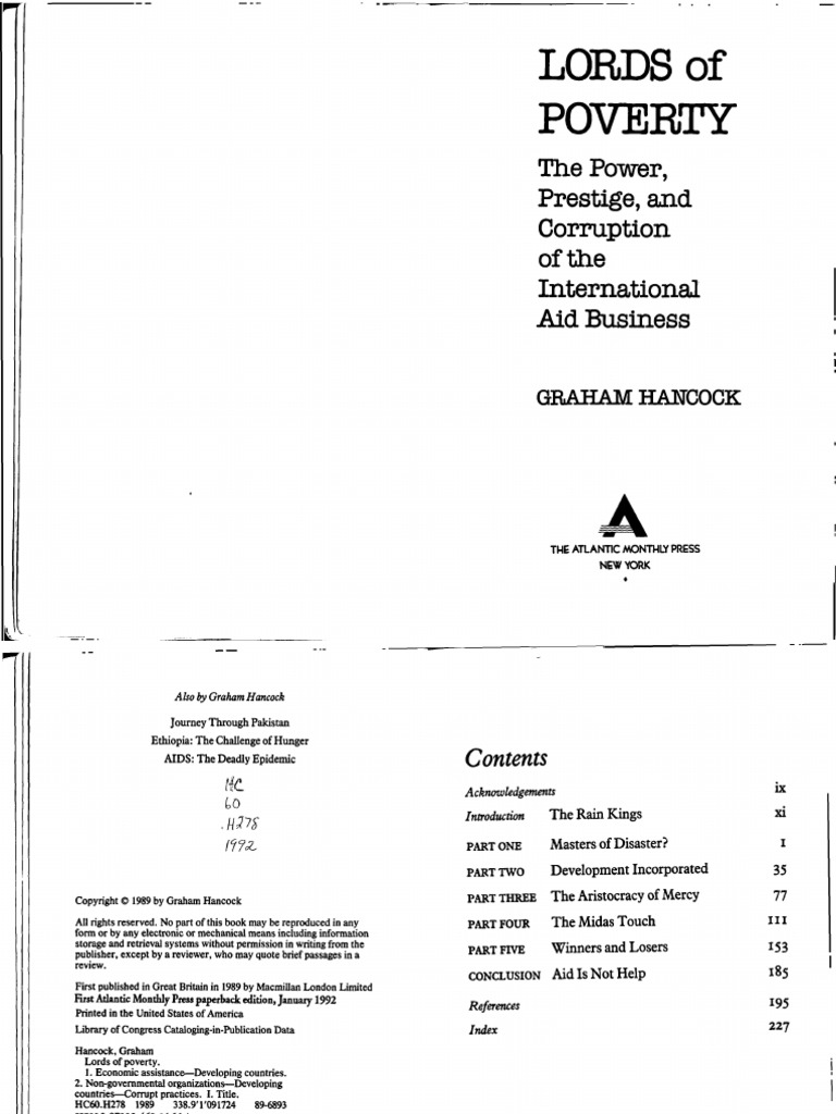Lords of Poverty Graham Hancock | PDF