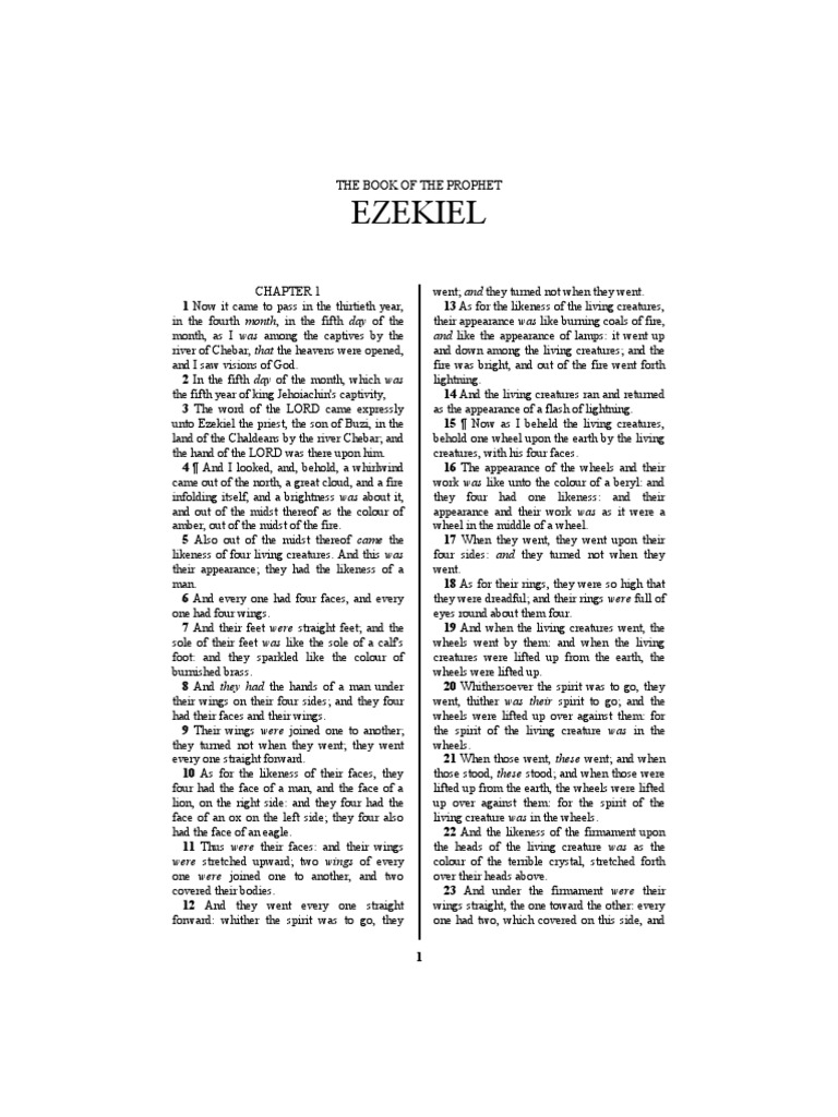Book of Ezekiel | PDF | Last Judgment | Thou