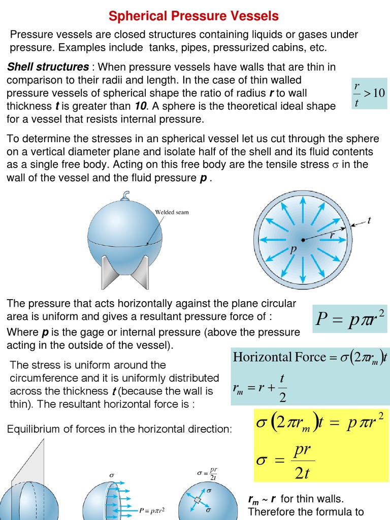 Pressure Vessel | PDF | Yield (Engineering) | Stress (Mechanics)