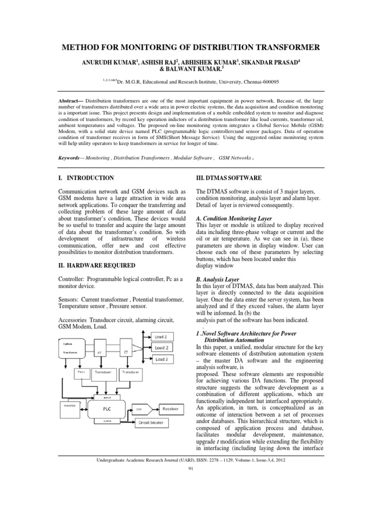 Metode Monitoring Trafo Distribution | PDF | Electrical Substation ...