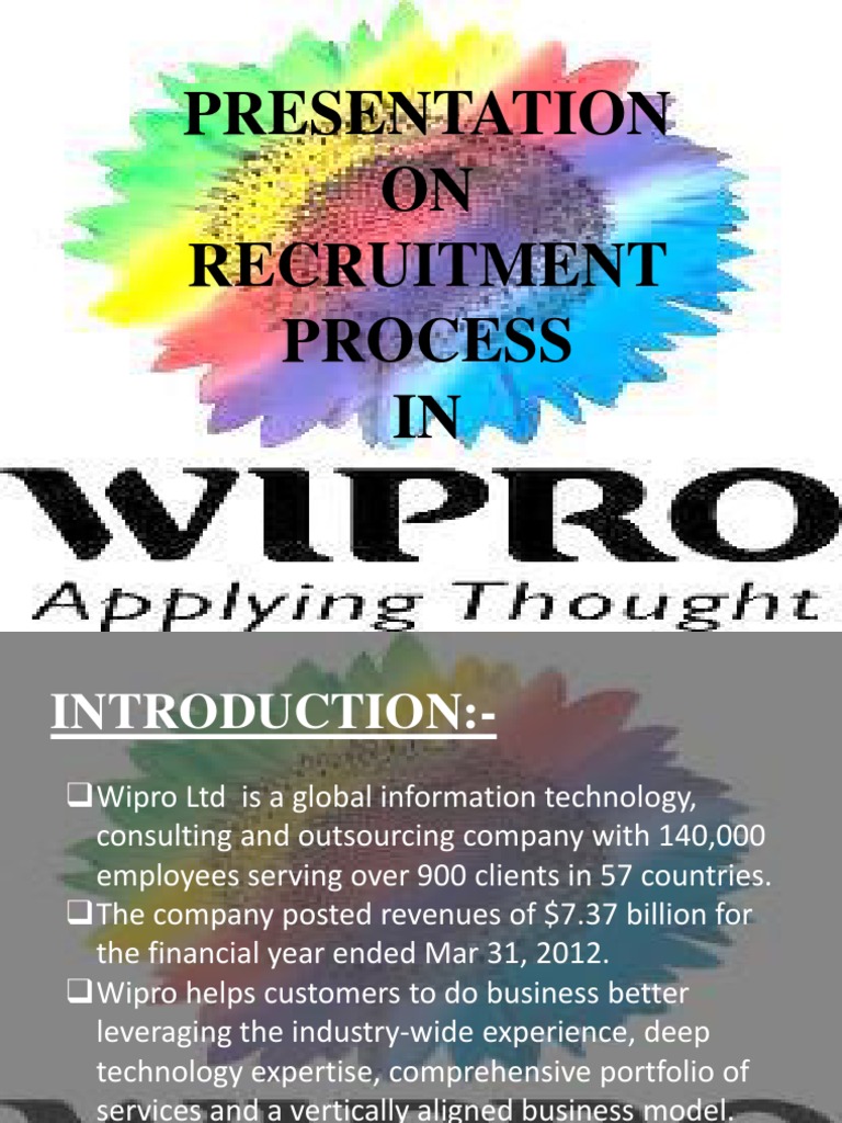 Wipro | PDF | Recruitment | Outsourcing