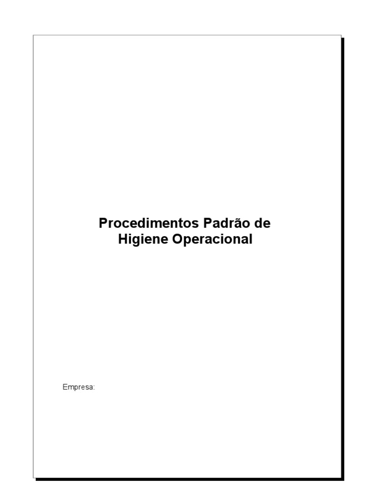 Modelo PPHO | PDF | Science | Tecnologia (geral)