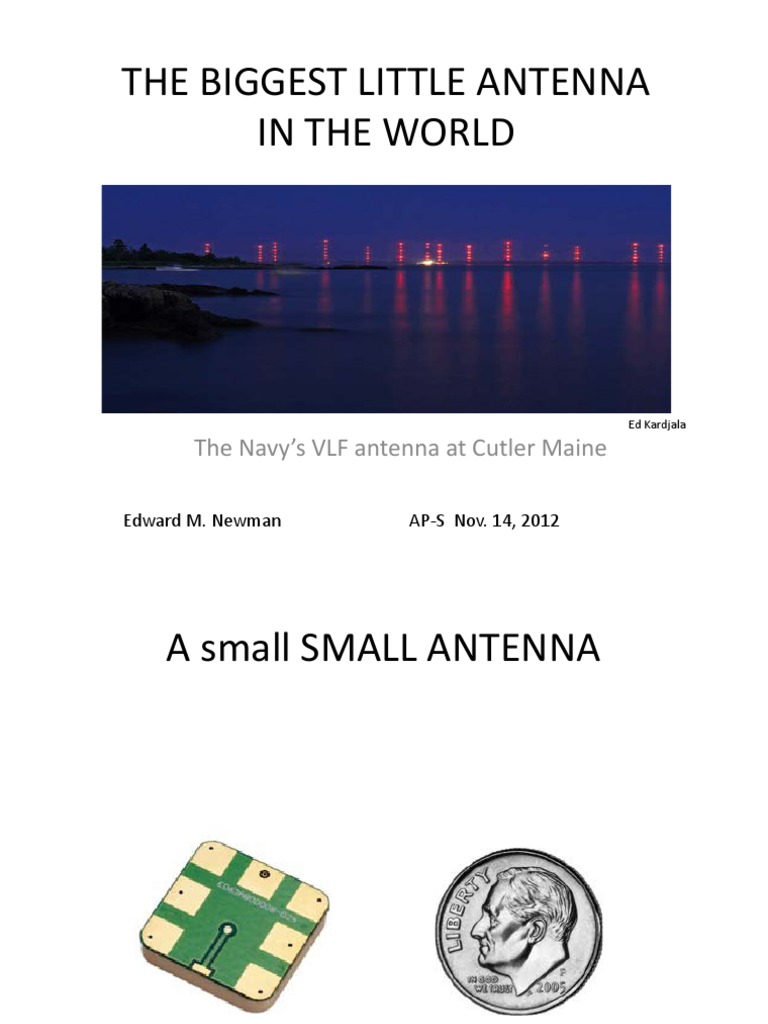 THE BIGGEST LITTLE ANTENNA IN THE WORLD - US Navy's VLF Antenna at ...