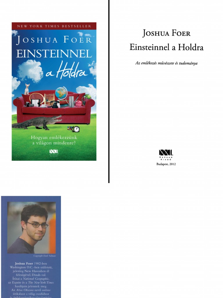 Joshua Foer - Einsteinnel A Holdra