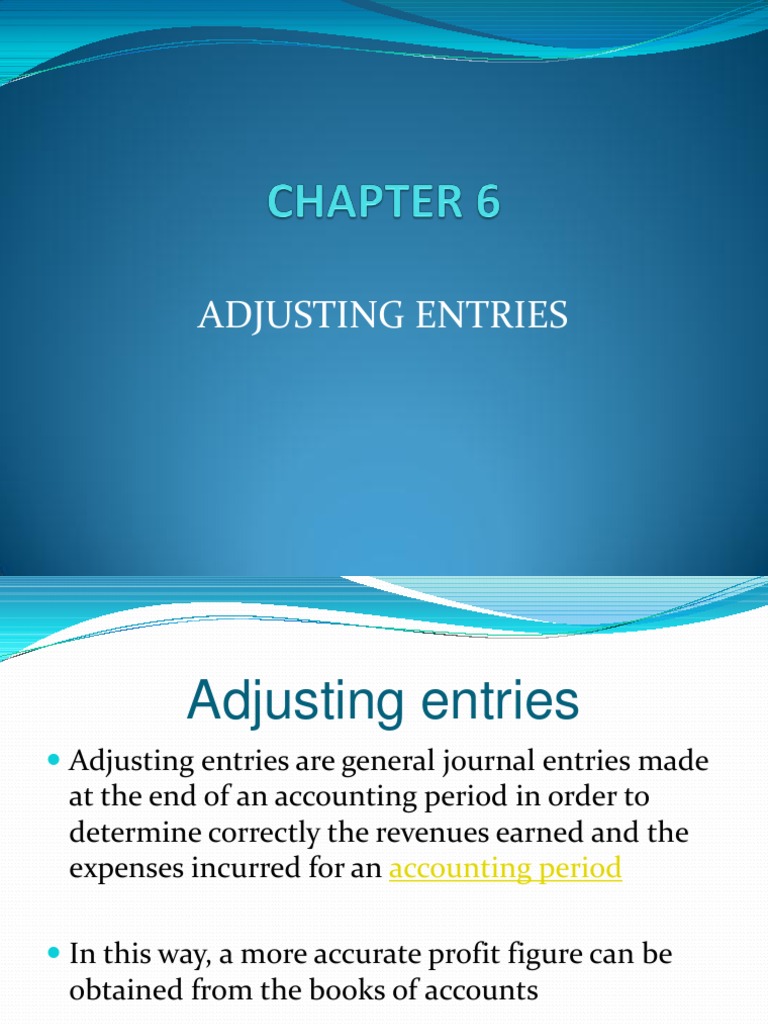 Adjusting Entries Guide | PDF | Debits And Credits | Accrual