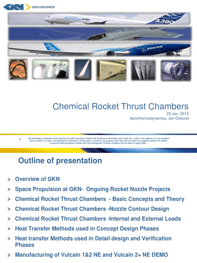Chemical Rocket Thrust Chambers Overview | PDF | Rocket Propellant | Nozzle