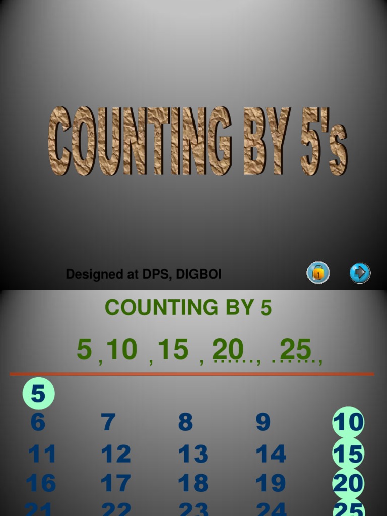Counting by 5s - Prep | PDF