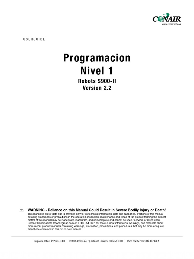 S900-II Programacion Nivel 1 | PDF | Robot | Robótica S900-II Programacion Nivel 1 | PDF | Robot | Robótica
