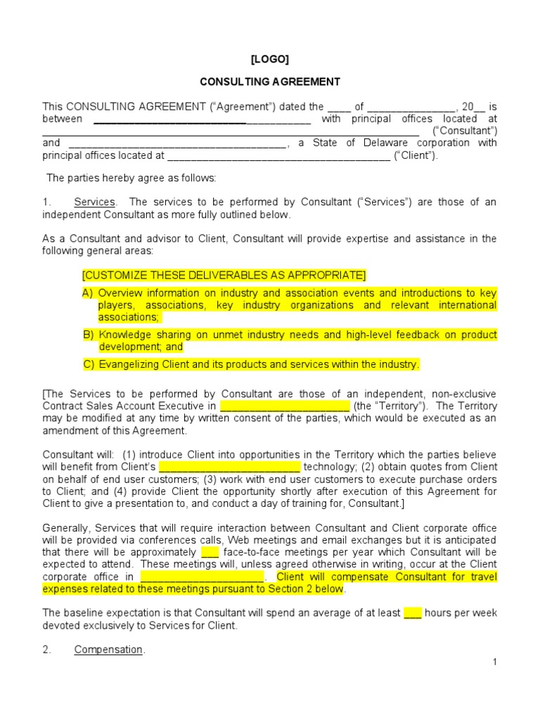 Consulting Agreement | PDF | Liability Insurance | Arbitration