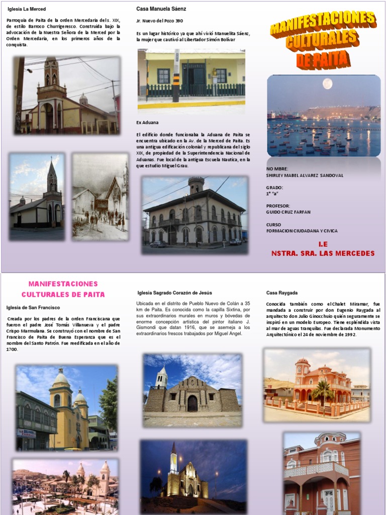 Manifestaciones Culturales de Paita | PDF