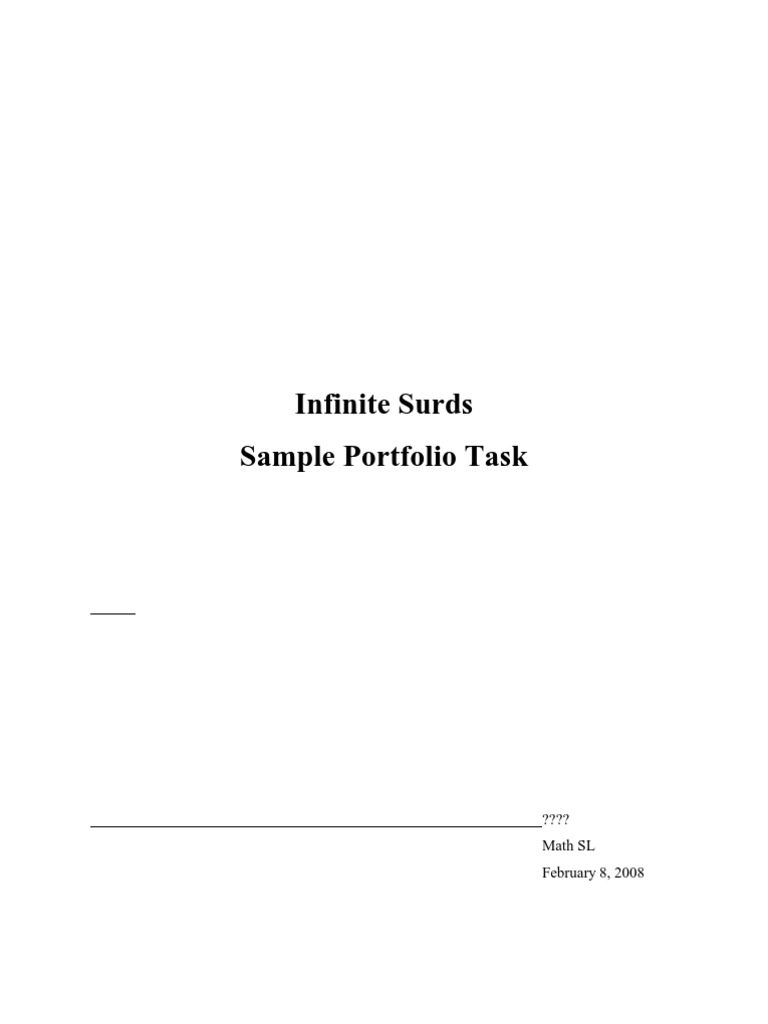 Infinite Surds | PDF | Rational Number | Infinity