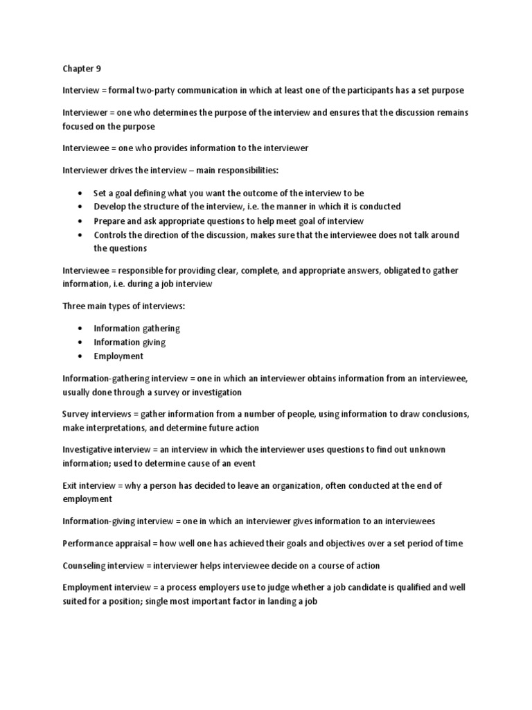 Chapter 9 Communication Applications | PDF | Interview | Question