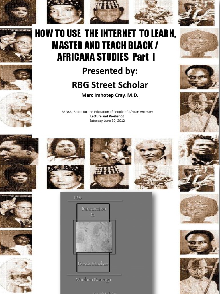 Black Studies Online Guide | PDF | Africana Studies | Self