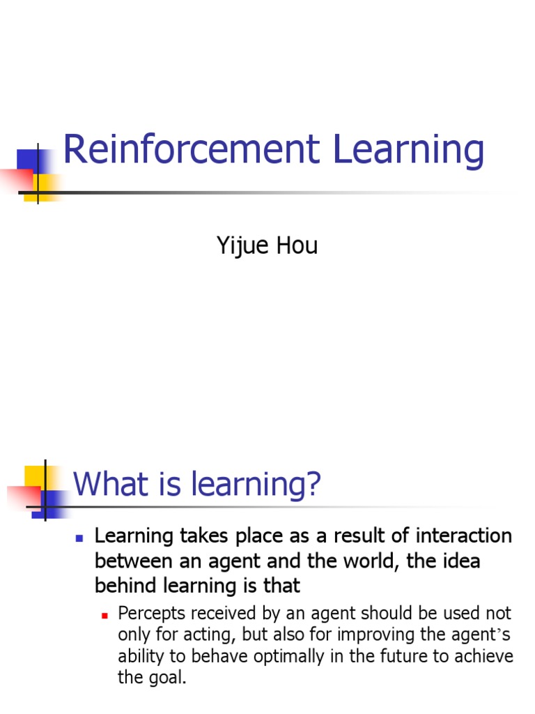 Reinforcement Learning Explained | PDF | Genetic Algorithm | Algorithms