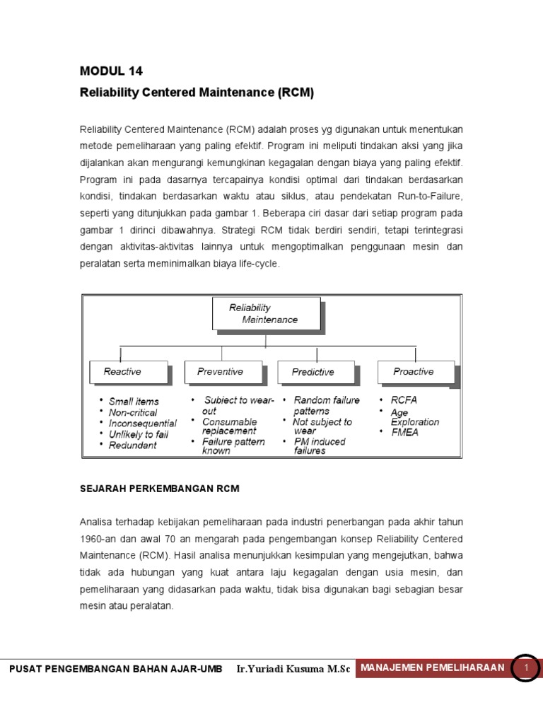 Reliability Centered Maintenance | PDF