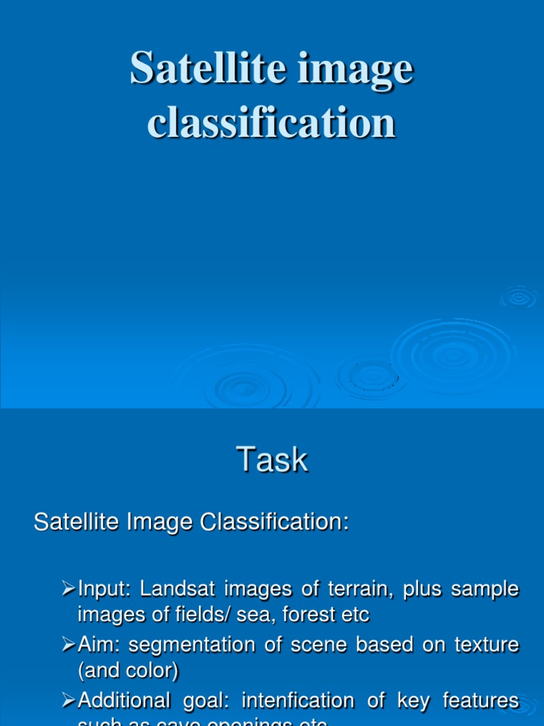 Satellite Image Classification | PDF | Image Segmentation | Satellite ...