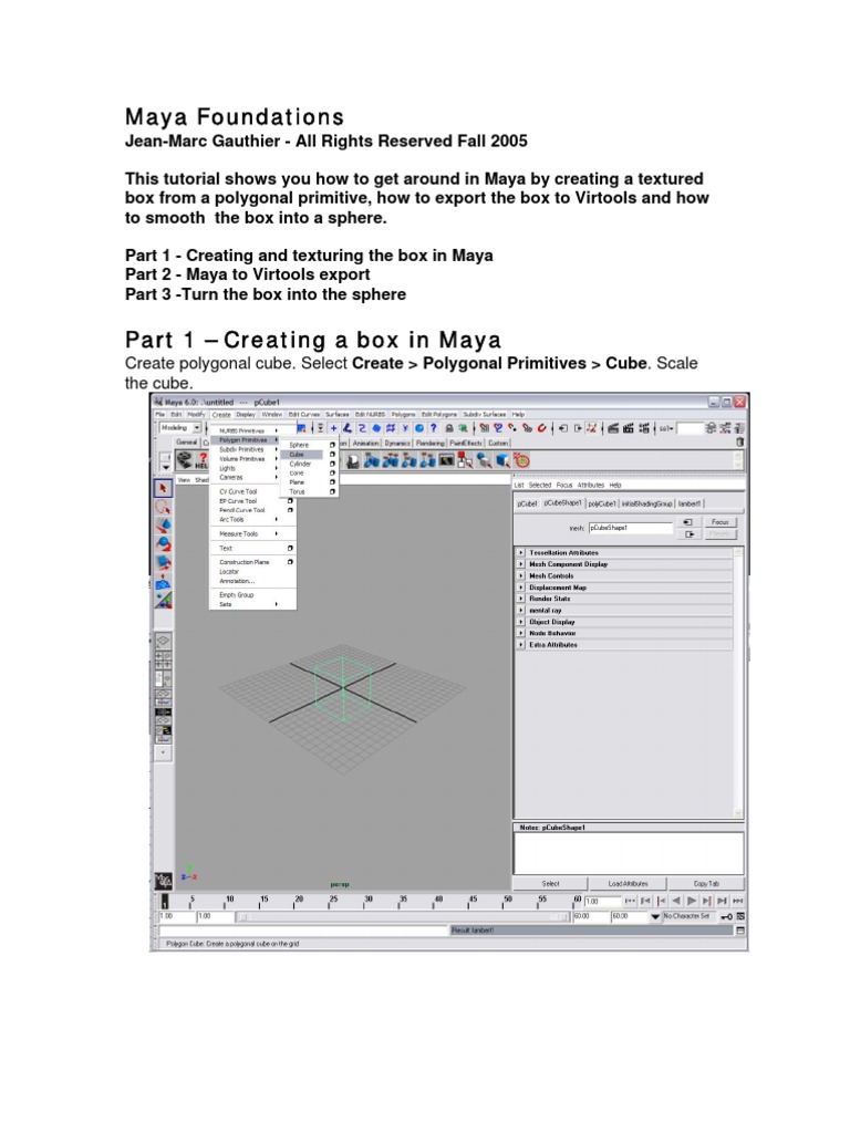 Maya Poly | PDF | Texture Mapping | Shader