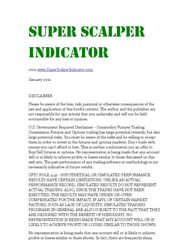 Super Scalper | PDF