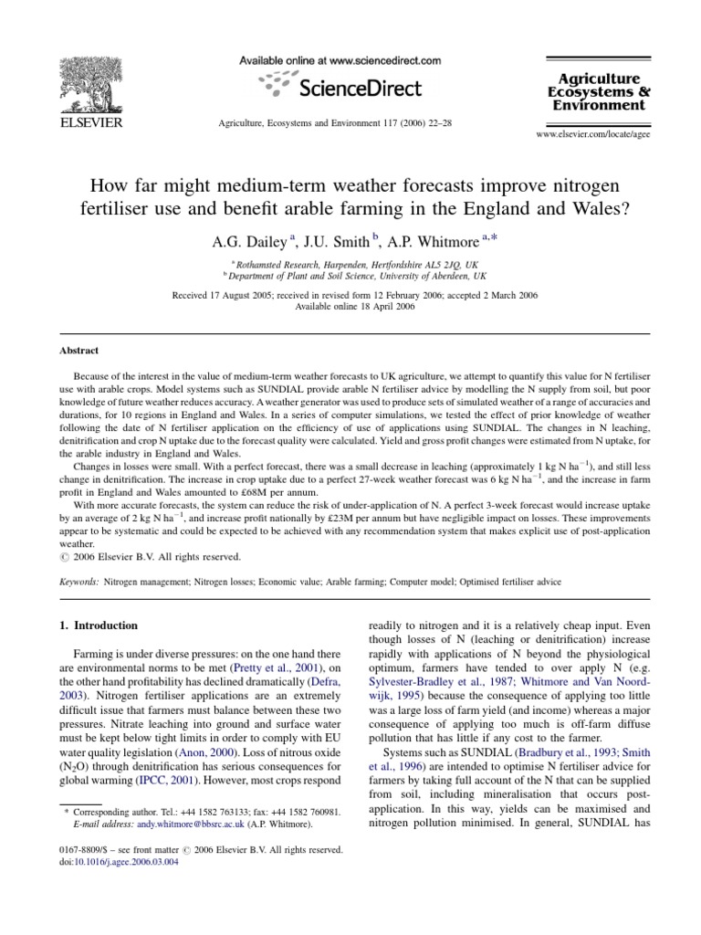 17 HTM | PDF | Fertilizer | Forecasting