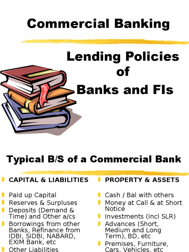 Lending Policies of Indian Banks | PDF | Loans | Mortgage Law
