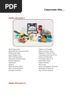 Maths Lab Equipments | PDF | Teaching Mathematics | Geometry