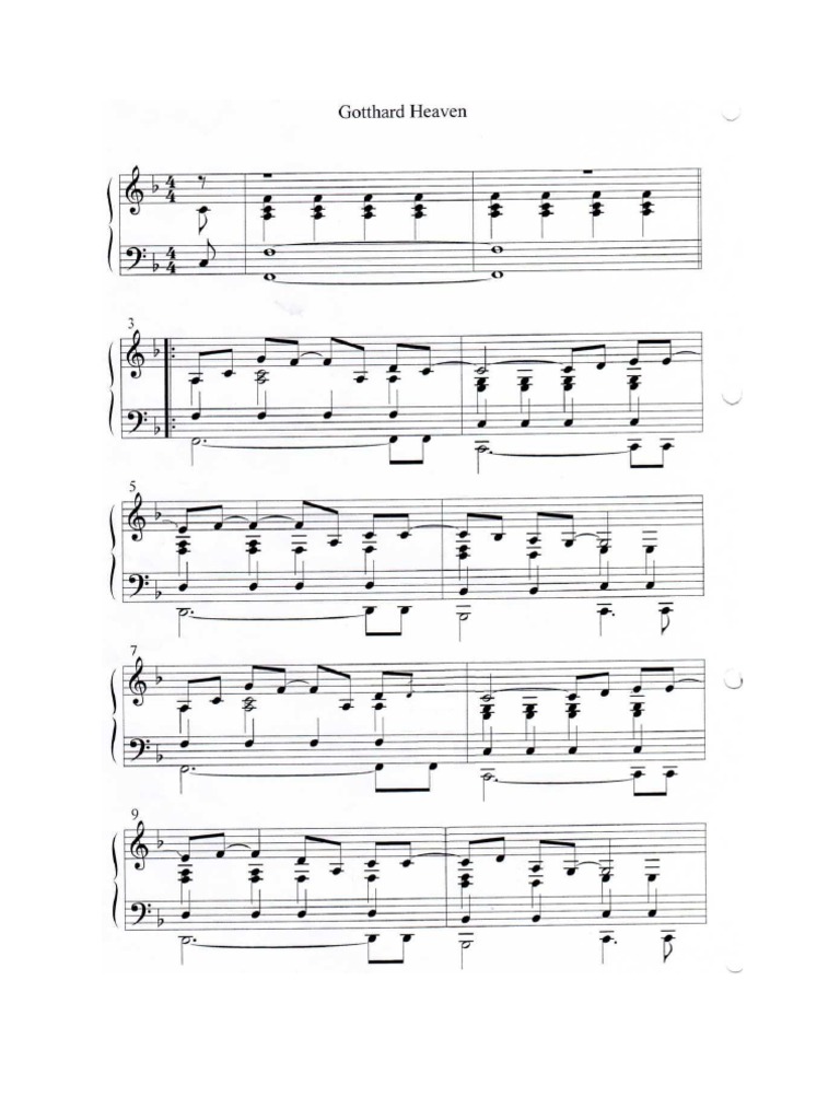 Gotthard Heaven | PDF