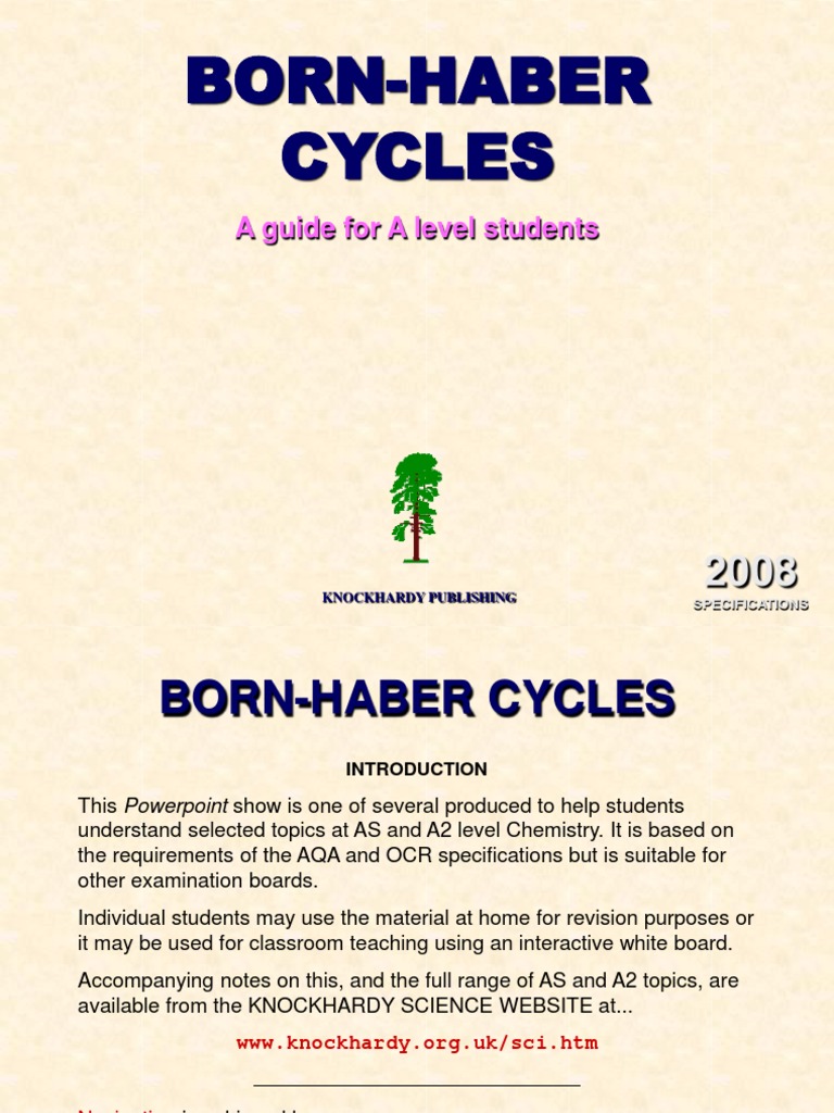 Born Haber Cycle | Ionic Bonding | Sodium
