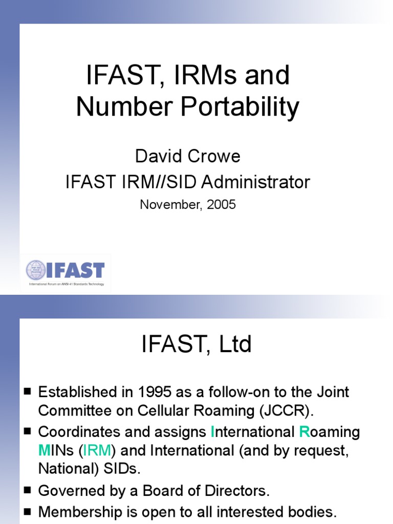 NumberPortability-and-IRM v1.3 PDF | PDF | Mobile Technology | Computing