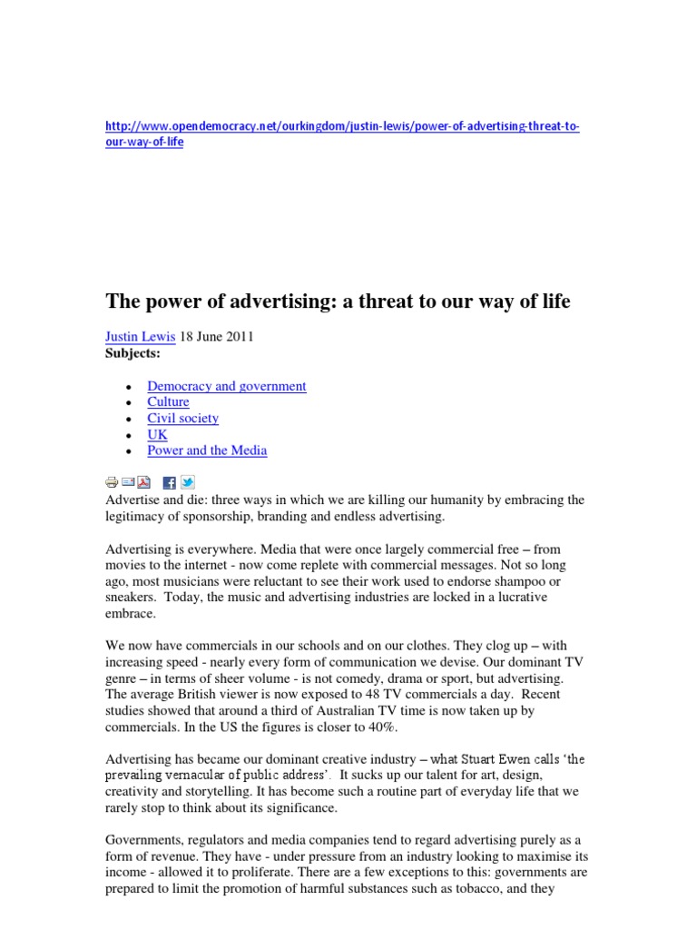 The Power of Advertising 33444444444444 | Download Free PDF ...