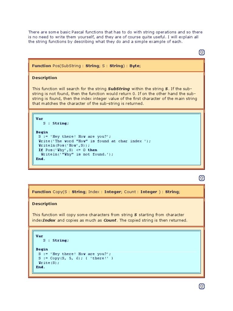 Function String S: String) : Byte : Description | Download Free PDF ...