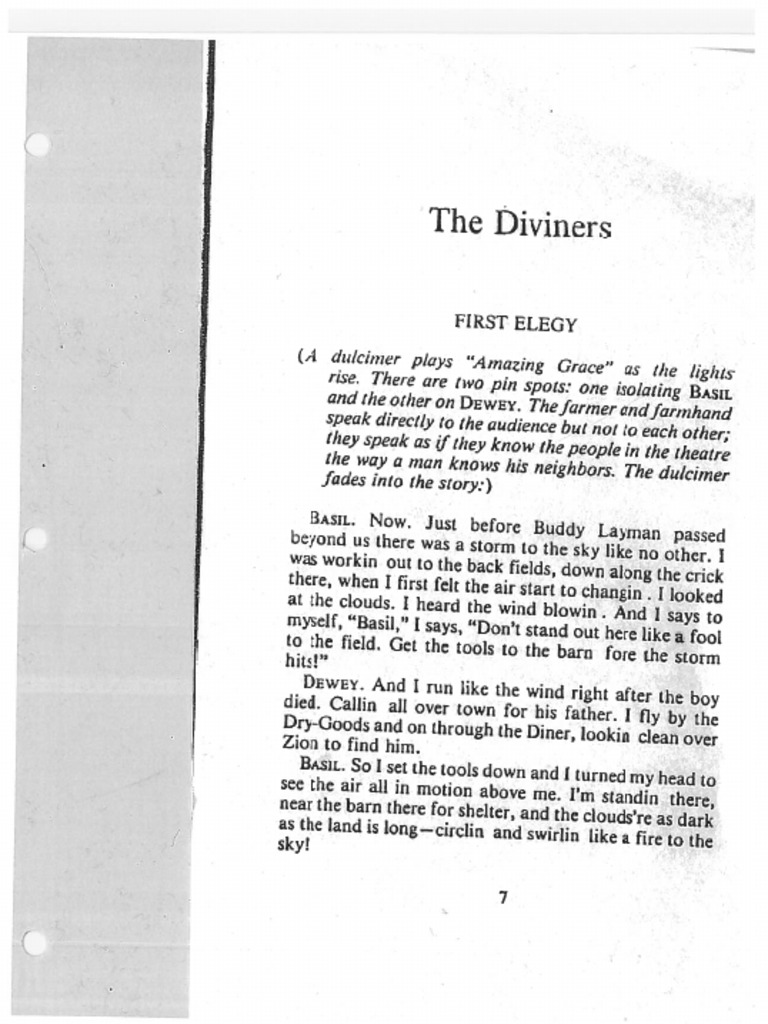 The Diviners Script | PDF
