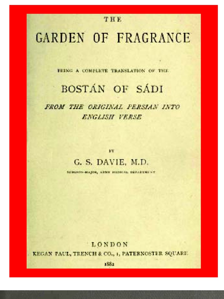 Bostan of Saadi | PDF