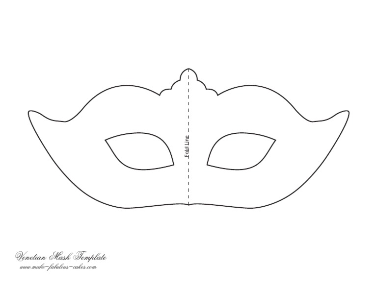 Venetian Mask Template | PDF
