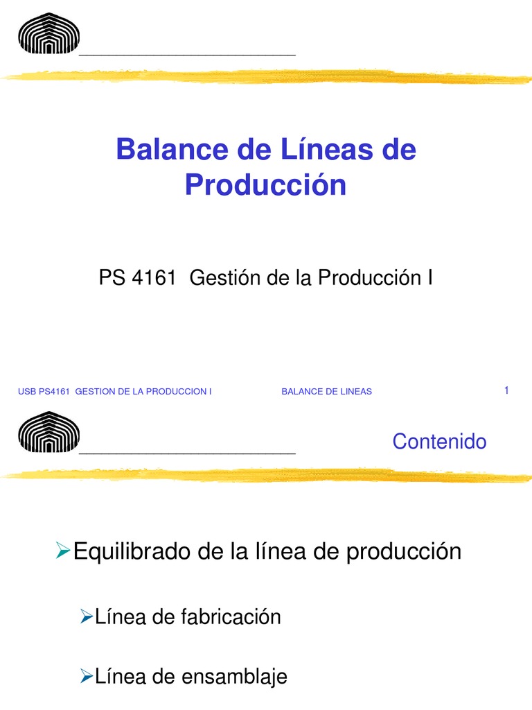Balanceo de Lineas de Produccion | PDF