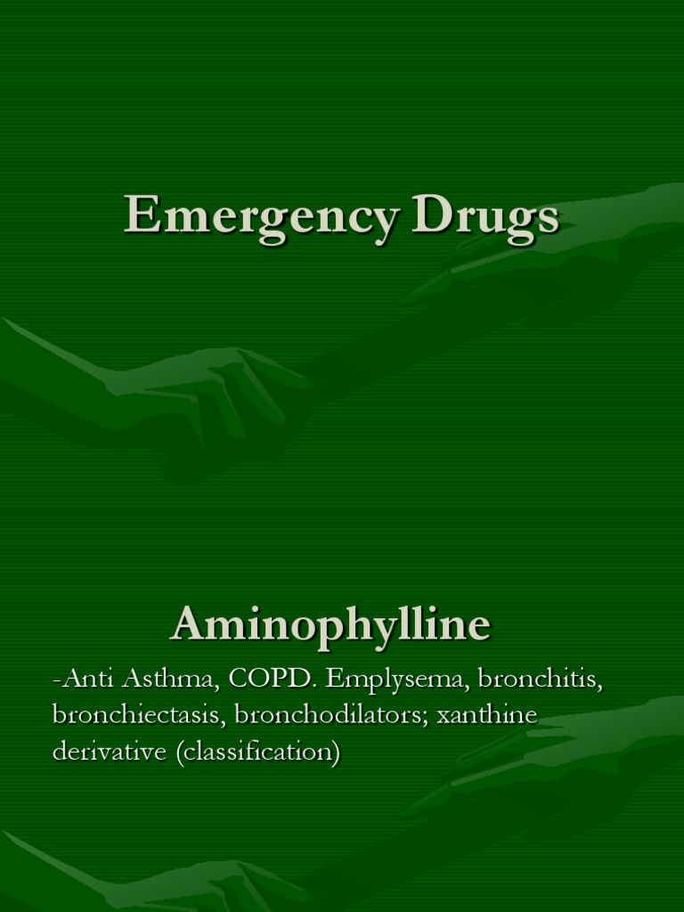 Emergency Drugs