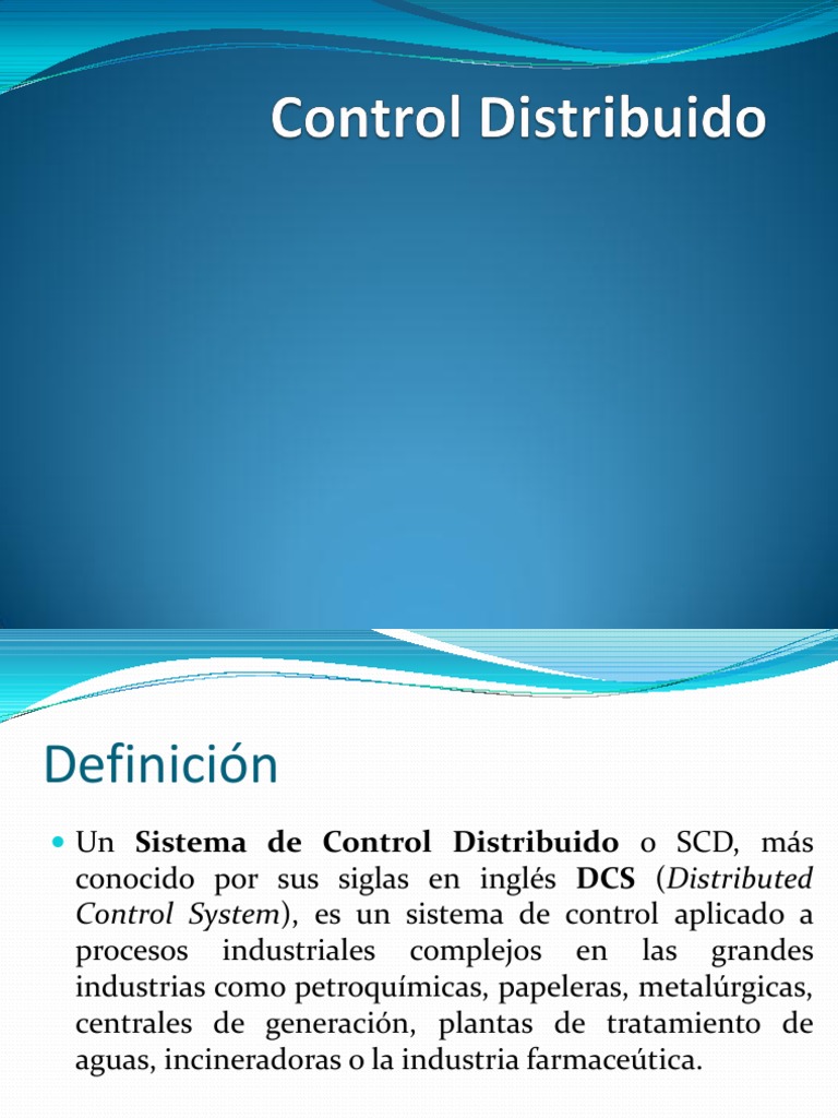Control Distribuido | Descargar gratis PDF | Ingeniería Informática ...