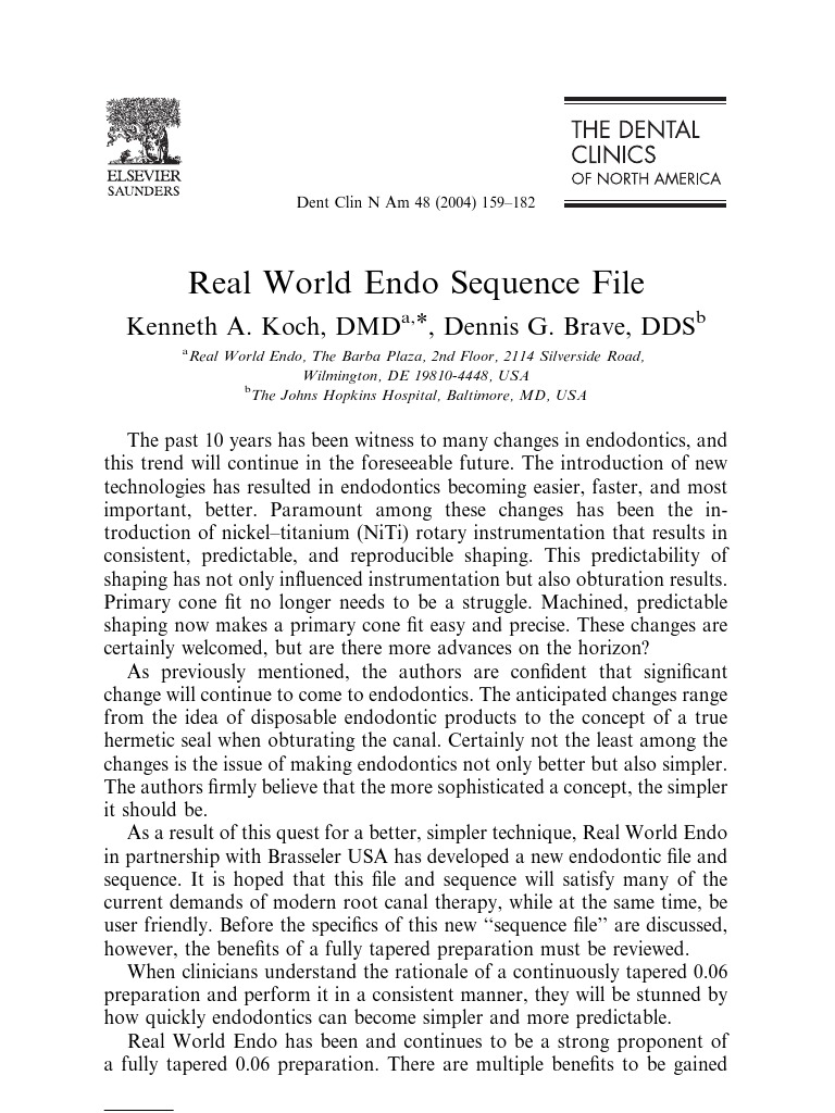 Real World Endo Sequence File | PDF | Nature
